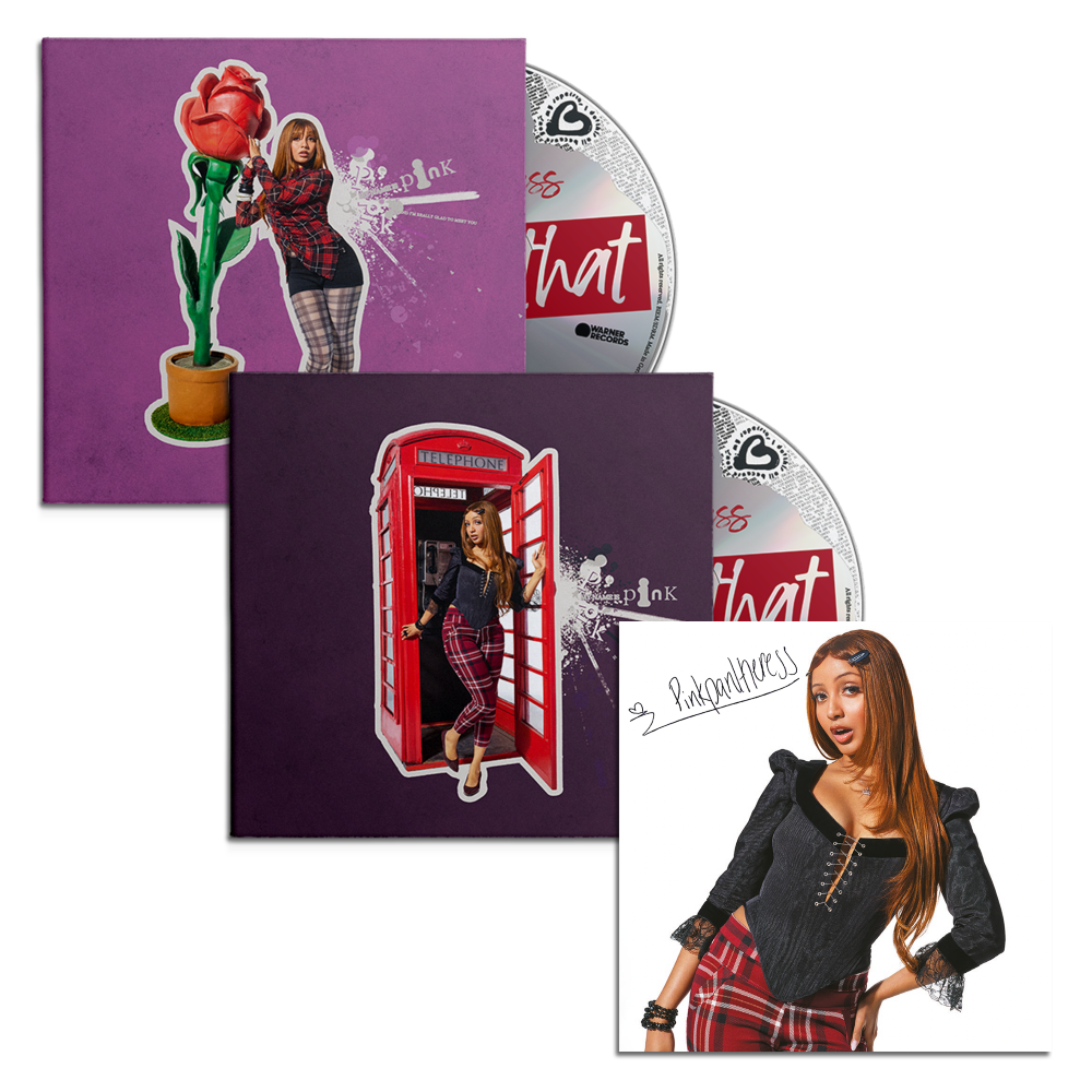 ‘Fancy That’ Pink & Purple CD Bundle (Signed) | PinkPantheress Shop
