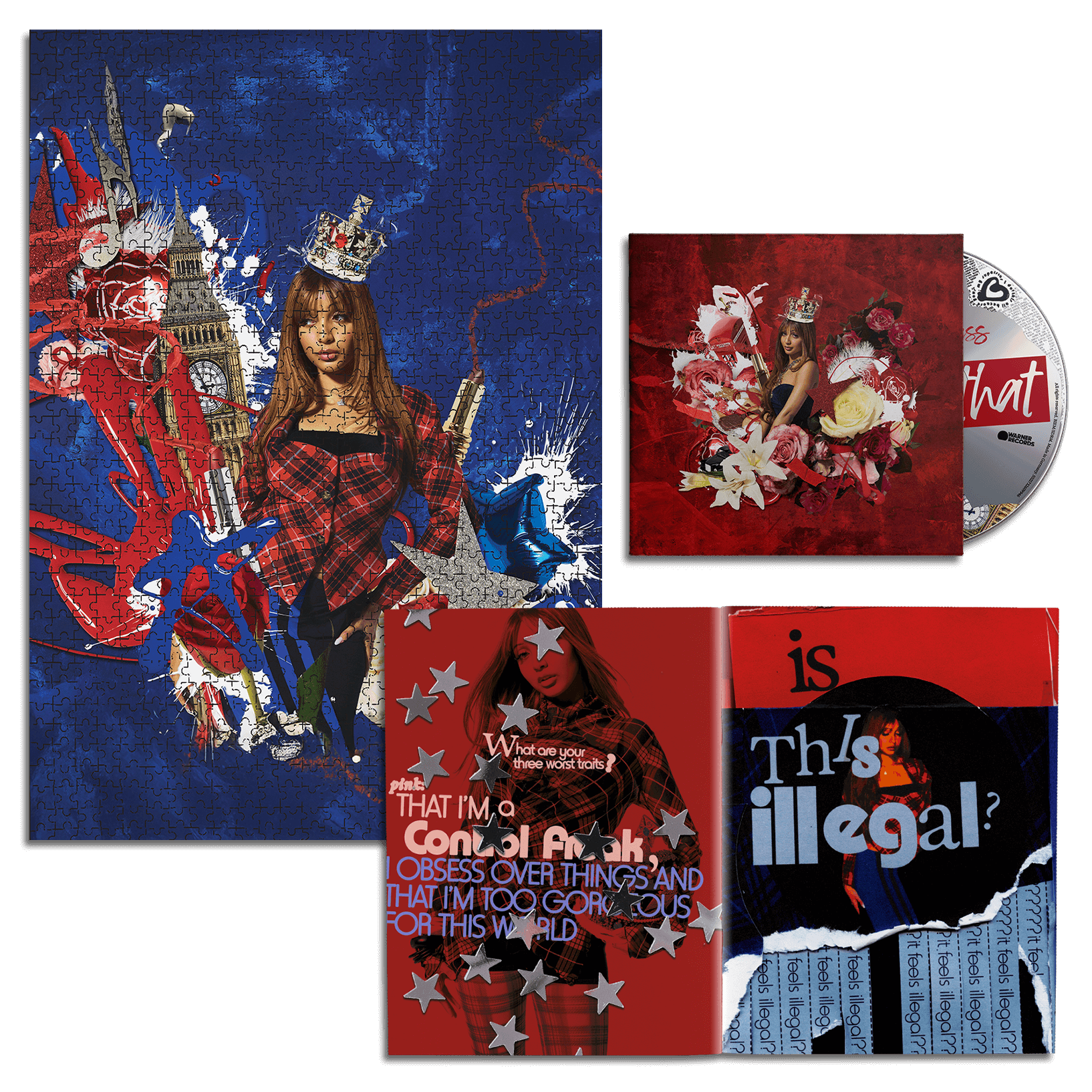 'Fancy That' CD Zine & Jigsaw Puzzle Bundle | PinkPantheress Shop